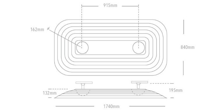 FUJI HACHI GATSU | CEILING SYSTEM - Efficient Lighting Systems